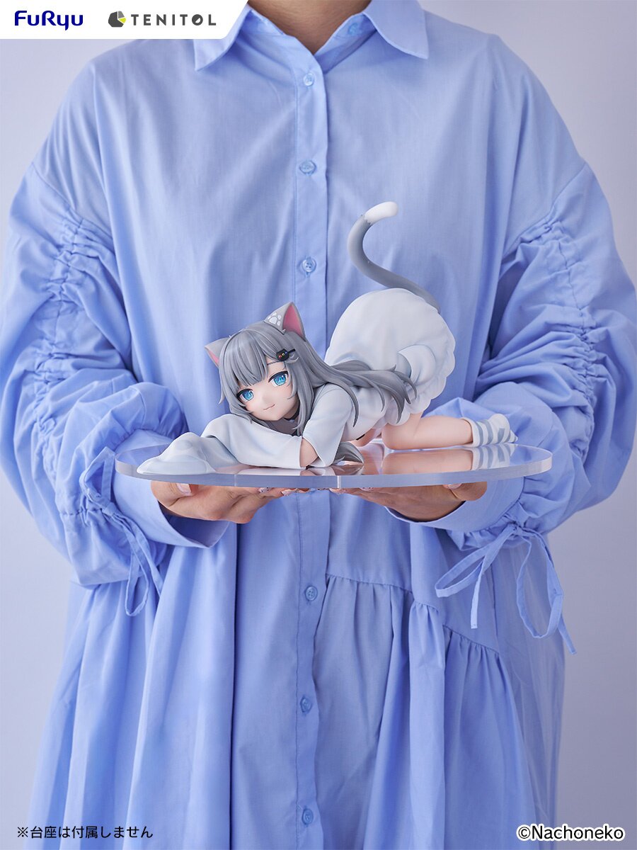 TENITOL Nachoneko Big Noodle Stopper Non-Scale Figure - Tokyo Otaku ...
