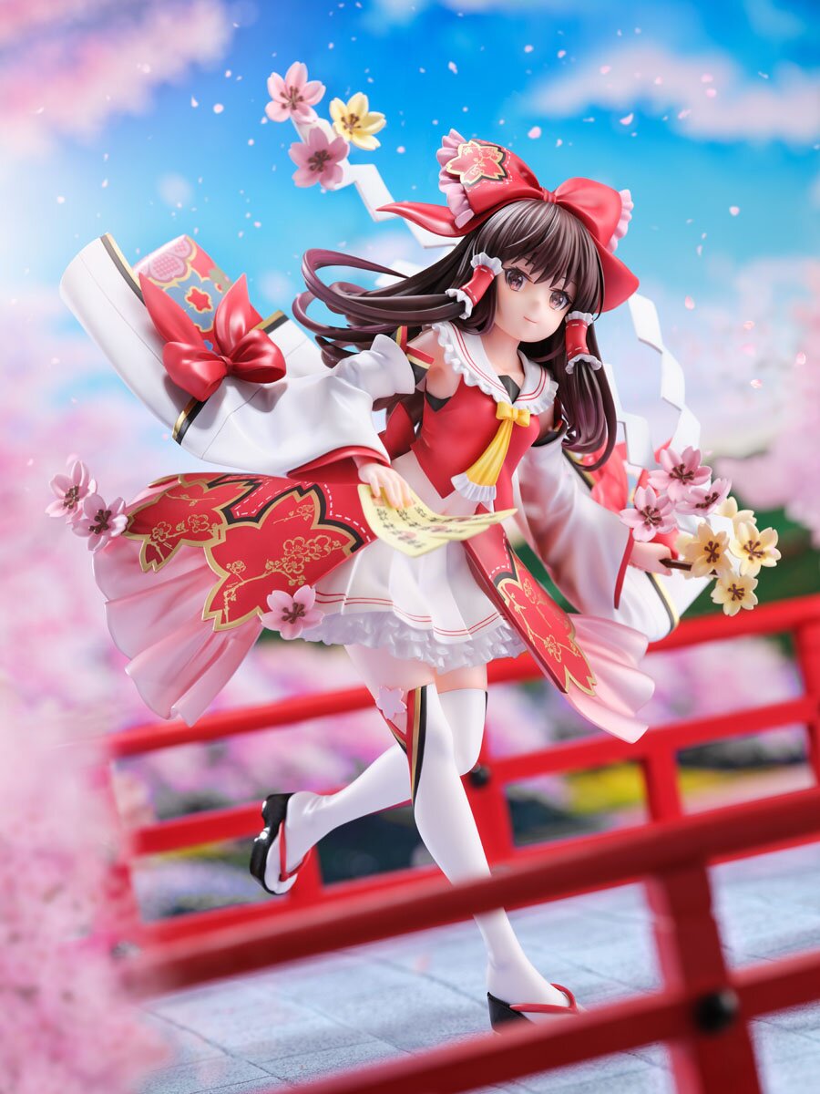 Touhou Project Fuzichoco Illustration Reimu Hakurei 1/7 Scale Figure ...