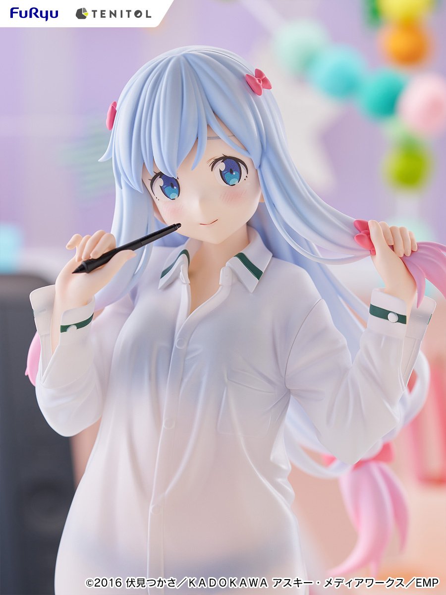 TENITOL TALL Eromanga Sensei Sagiri Izumi: Shirts Ver. - Tokyo Otaku ...