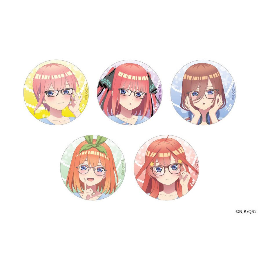 The Quintessential Quintuplets Specials2 Tradable Tin Badges Complete ...