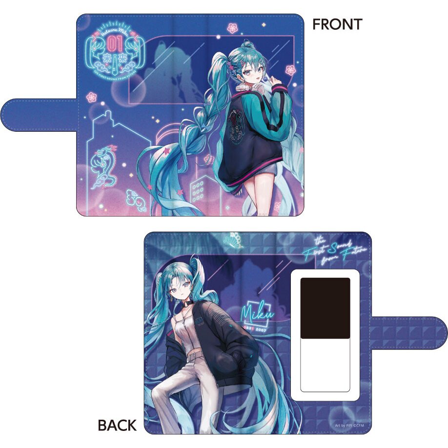 Hatsune Miku x Solwa Book Type Smartphone Case Art by Pipi - Tokyo ...