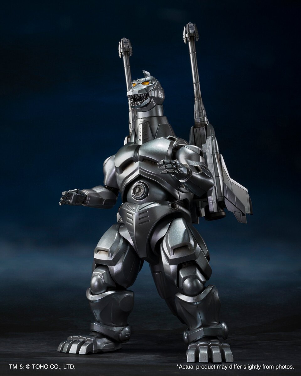 S.H.MonsterArts Godzilla vs. Mechagodzilla Mechagodzilla & Garuda & Fire Rodan: Makuhari ...