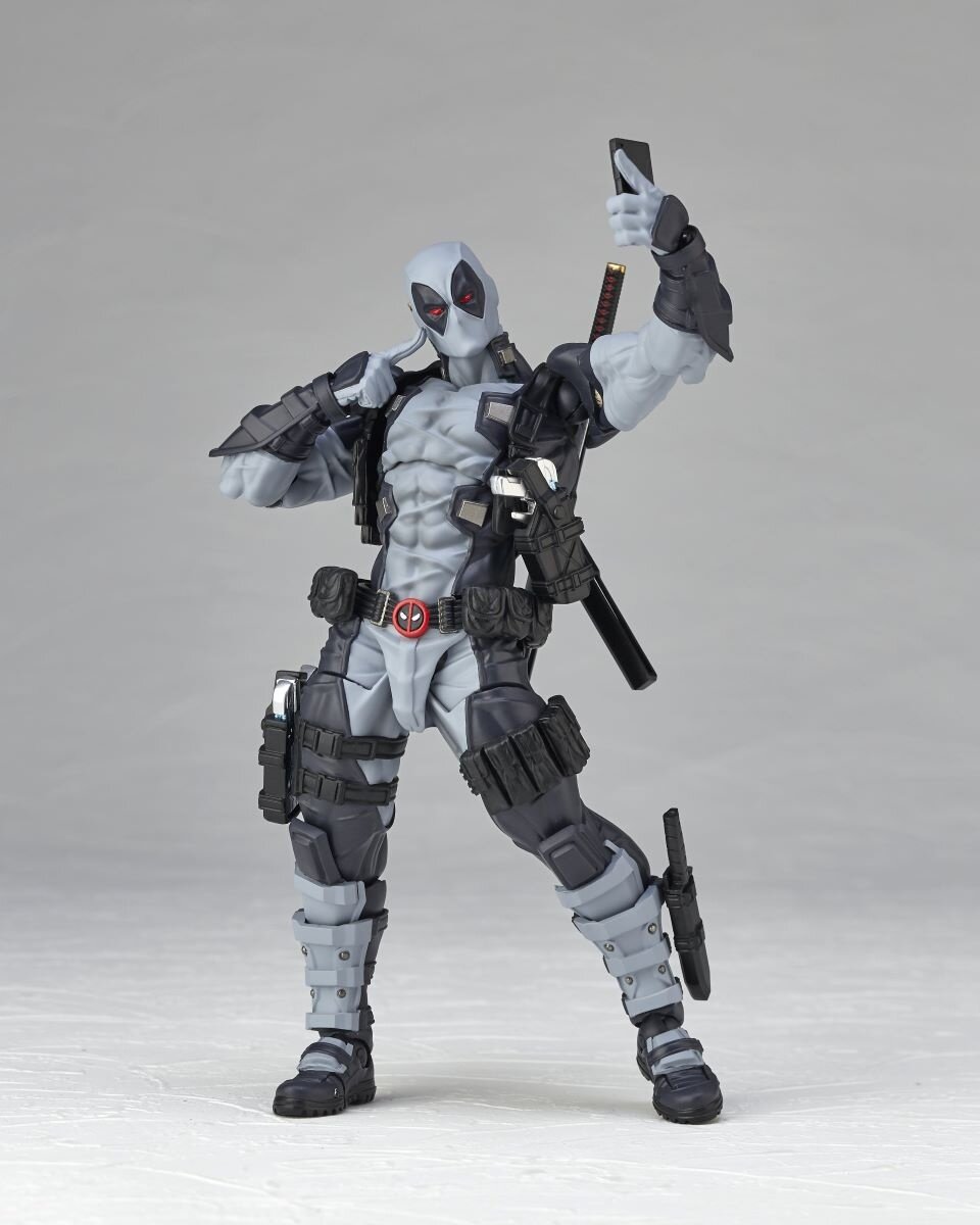 Revoltech Amazing Yamaguchi Deadpool Ver. 2.5 X-Force Color Edition ...