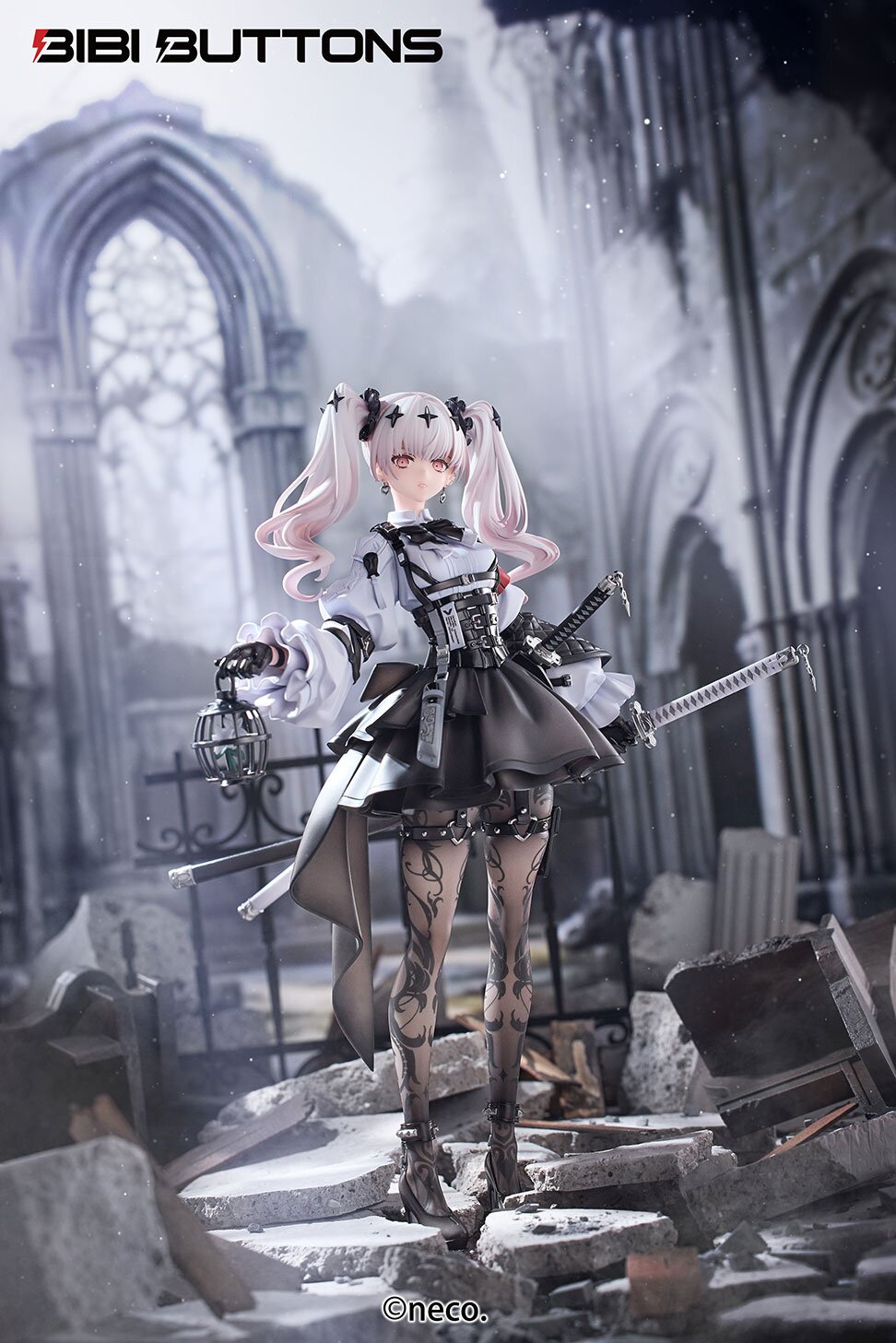 Fukashin Ryouiki Ruka Standard Edition 1/7 Scale Figure: Bibi Buttons ...