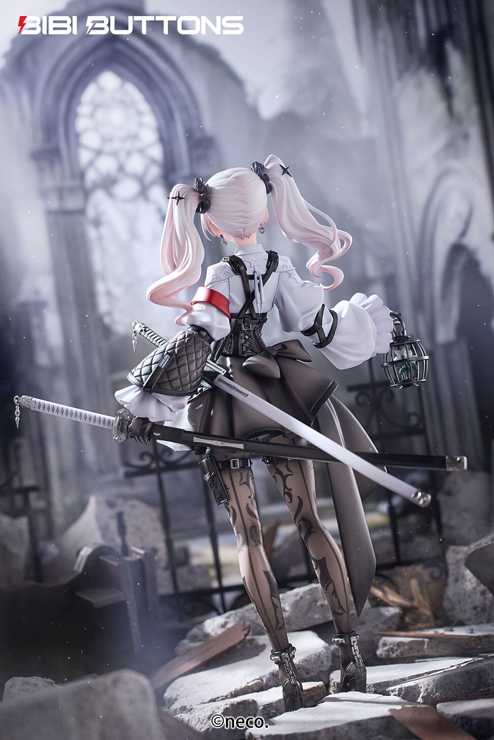Fukashin Ryouiki Ruka Standard Edition 1/7 Scale Figure: Bibi Buttons ...