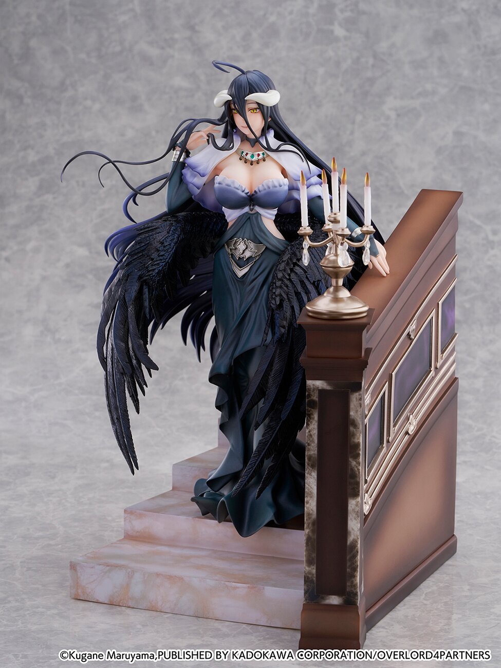 Overlord Albedo: Jet Black Dress Ver. 1/7 Scale Figure: CyberZ 14% OFF ...
