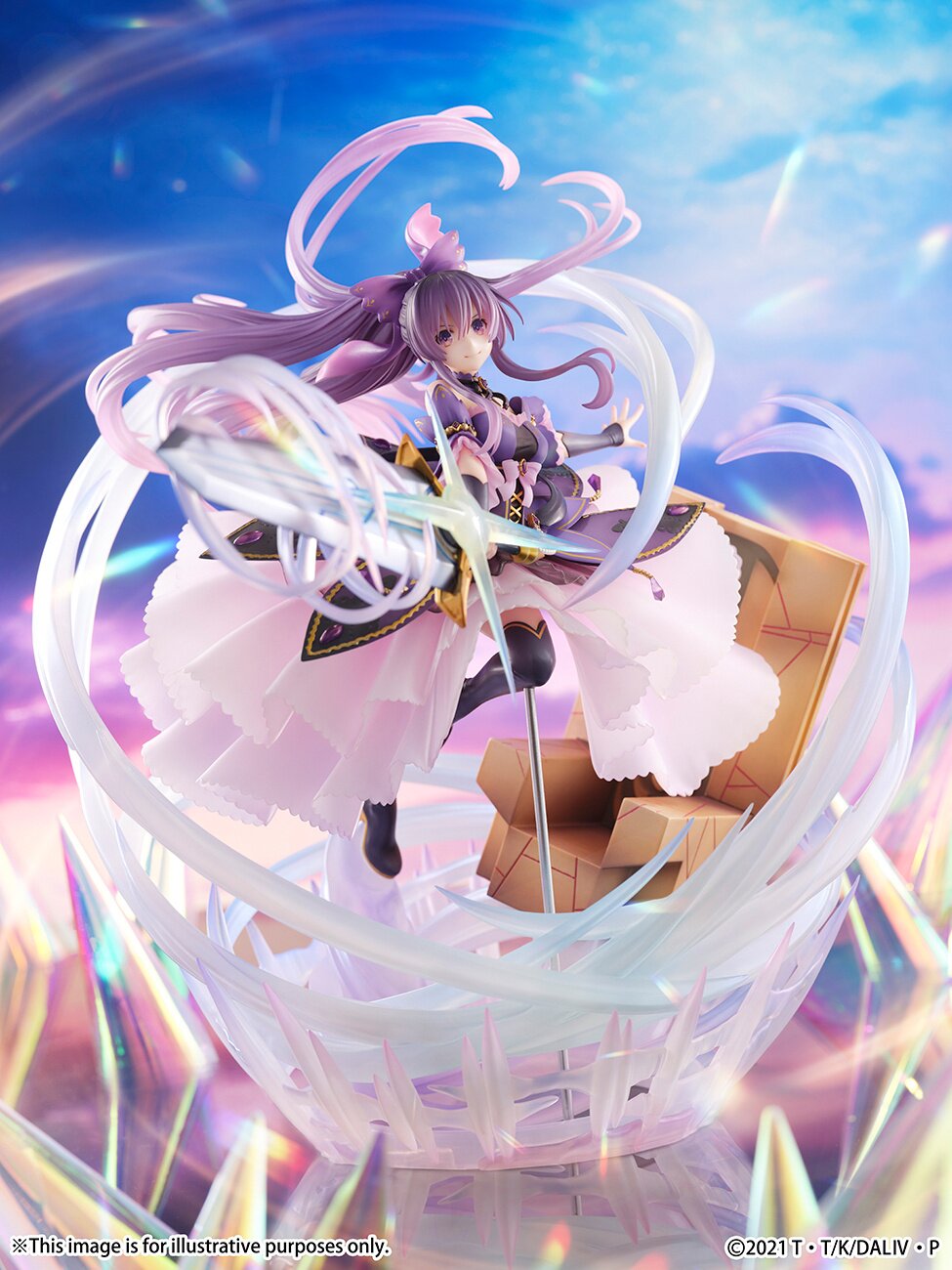 Date A Live IV Tohka Yatogami: Princess Amethyst Dress Ver. 1/7 Scale ...
