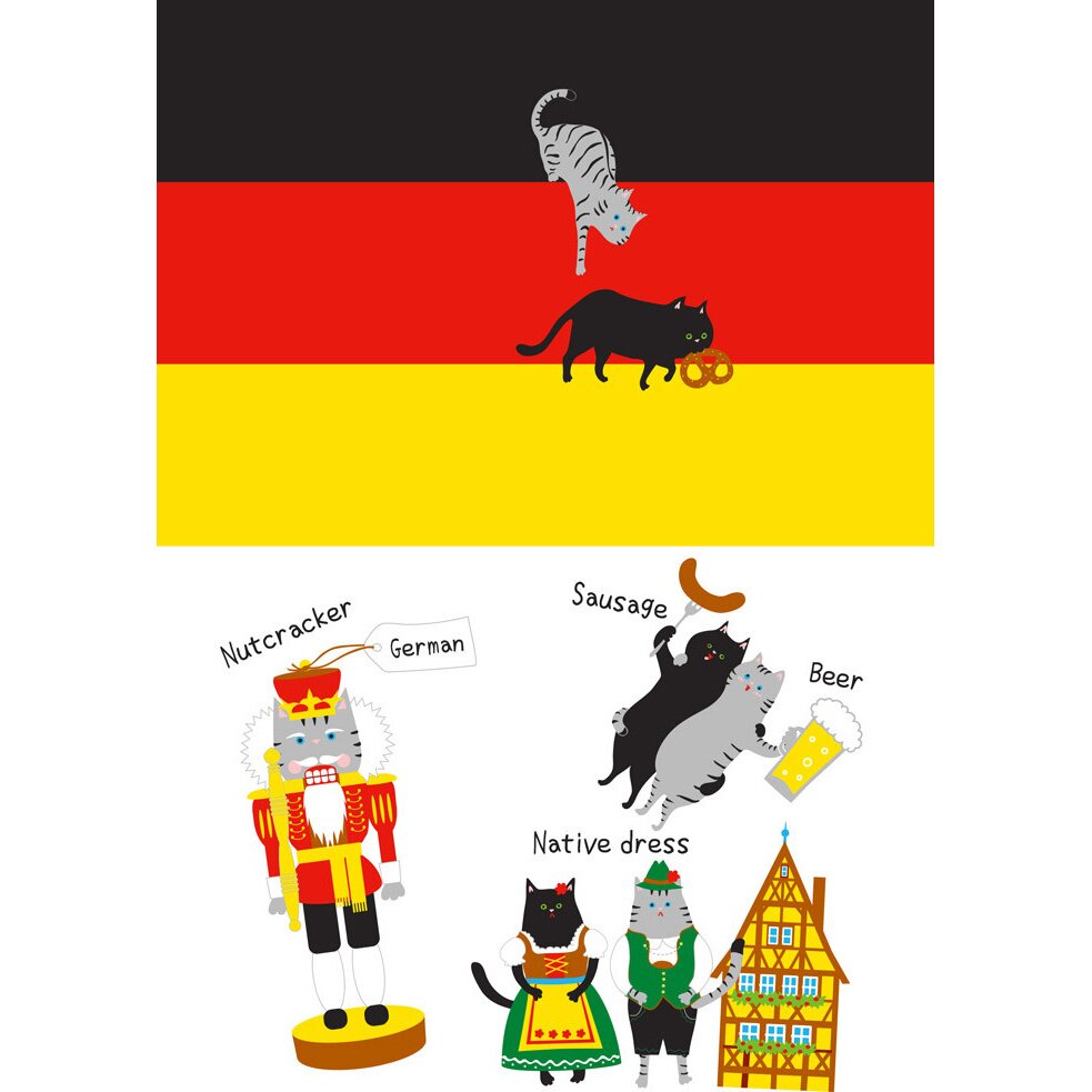 National Flag Cat Mugs - Tokyo Otaku Mode (TOM)