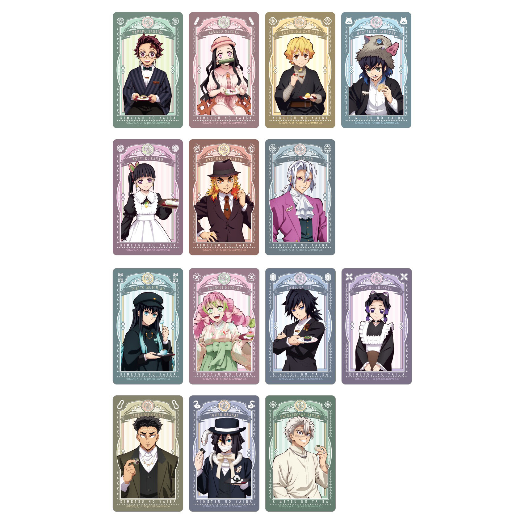 Demon Slayer: Kimetsu no Yaiba x Q-Pot. Collaboration Clear Card (Random) - Tokyo Otaku Mode (TOM)