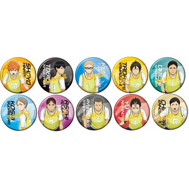 Haikyu!! Character Pin Badge Collection - Tokyo Otaku Mode (TOM)