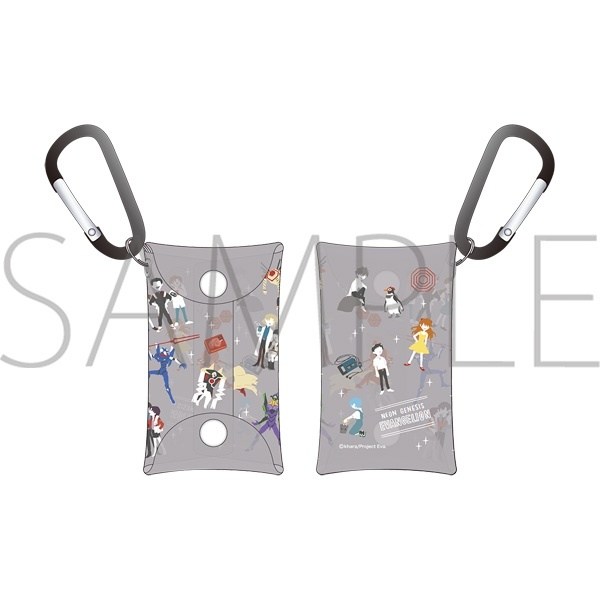 Neon Genesis Evangelion Yuru Pallet Clear Case with Carabiner - Tokyo ...