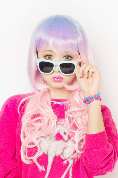 LLL Princess Wave Long Pink Sky Wig - Tokyo Otaku Mode (TOM)