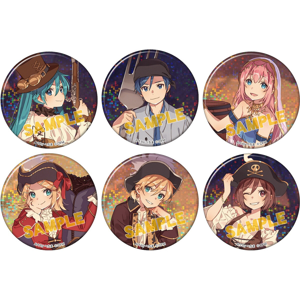 Vocaloid Pirate Badge Collection - Tokyo Otaku Mode (TOM)