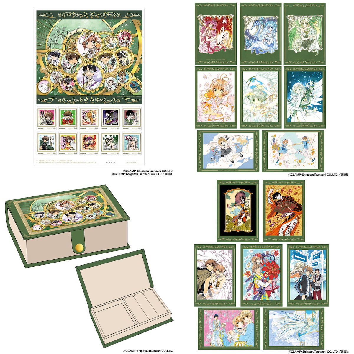 CLAMP Original Frame Stamps - Tokyo Otaku Mode (TOM)