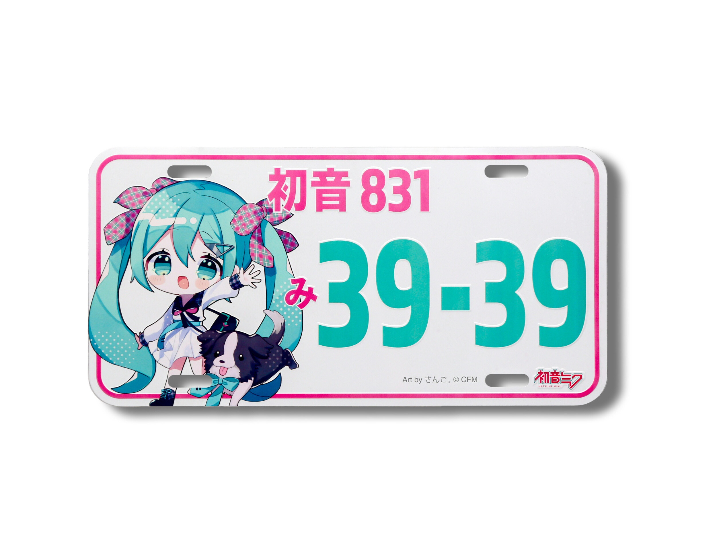 DBC x Hatsune Miku TAFT Mini Character Ver. Number Plate - Tokyo Otaku Mode (TOM)