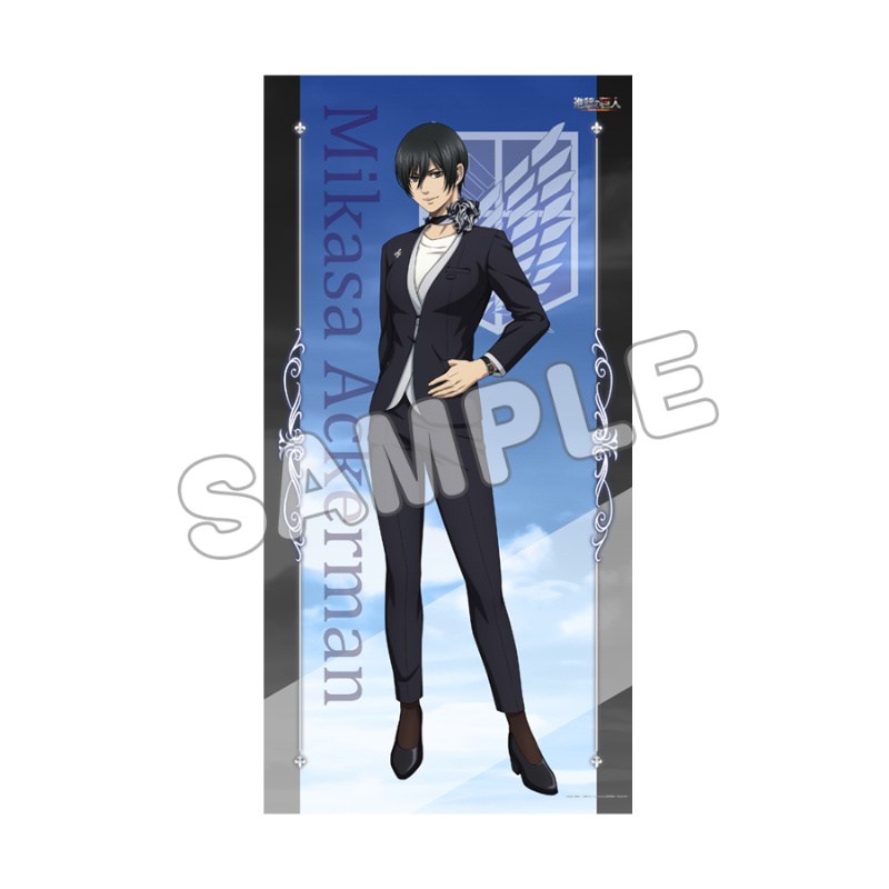 Attack on Titan x Star Flyer Near Life-Size Tapestry Mikasa - Tokyo ...