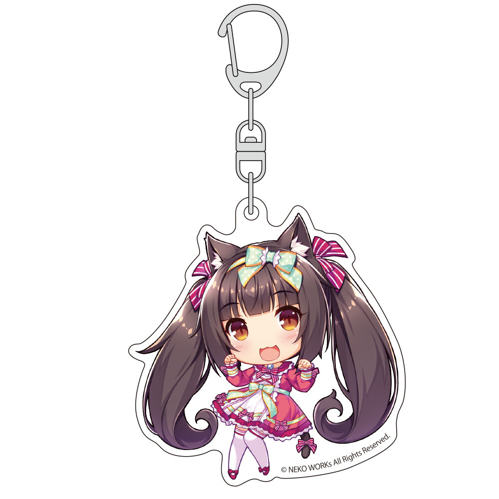 Nekopara Mini Character Acrylic Keychain Chocola - Tokyo Otaku Mode (TOM)