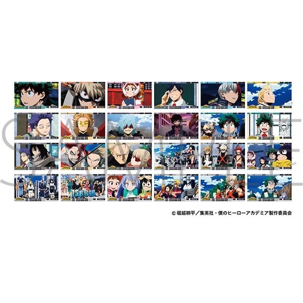 My Hero Academia Memorial Clear Card Collection Anime Scenes Box Set ...