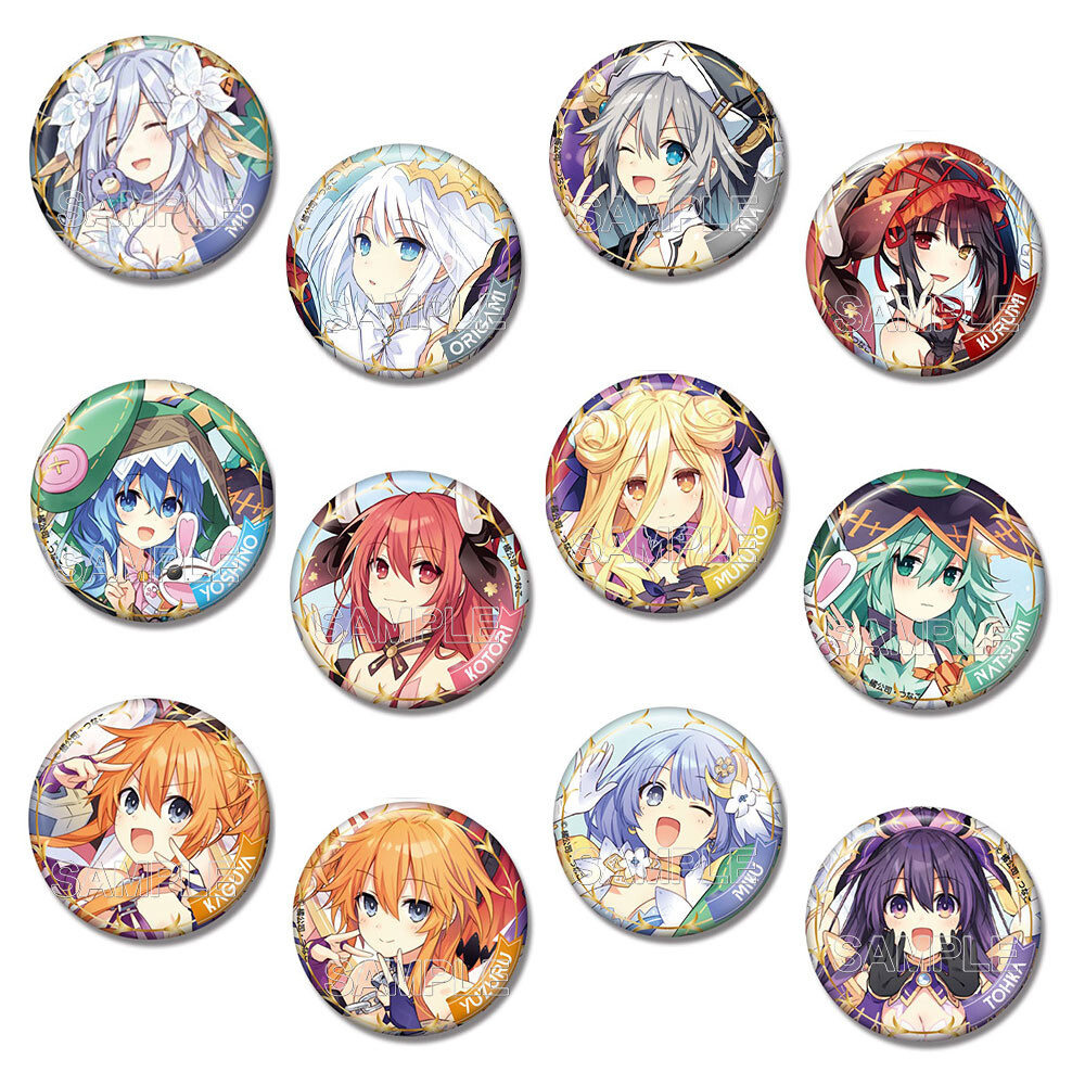 Date A Live 10th Anniversary Trading Pin Badge (1 Pack) - Tokyo Otaku ...