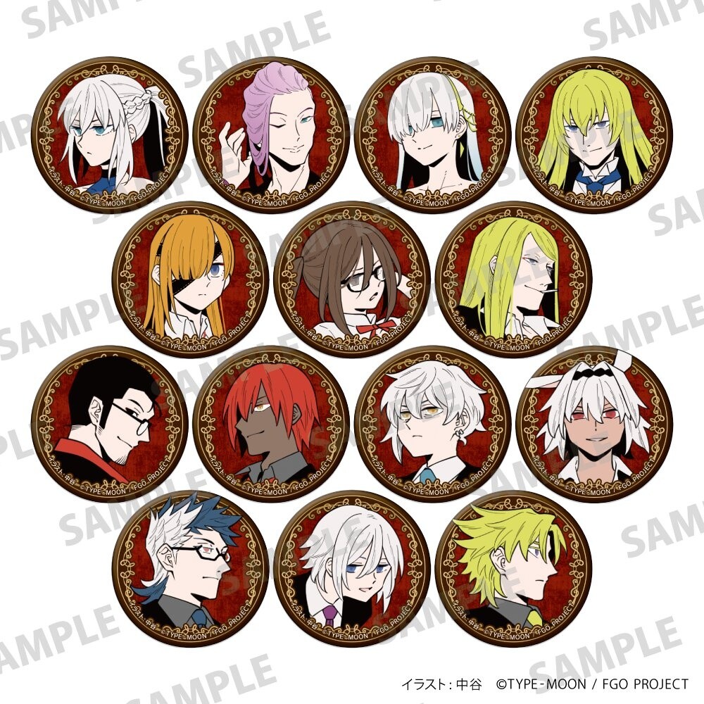 Fate/Grand Order From Lostbelt Tradable Tin Badges Complete Box Set (Re ...