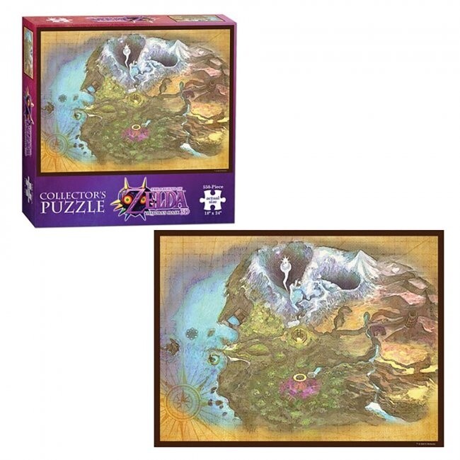 The Legend of Zelda Termina Map Collector's Jigsaw Puzzle - Tokyo Otaku ...