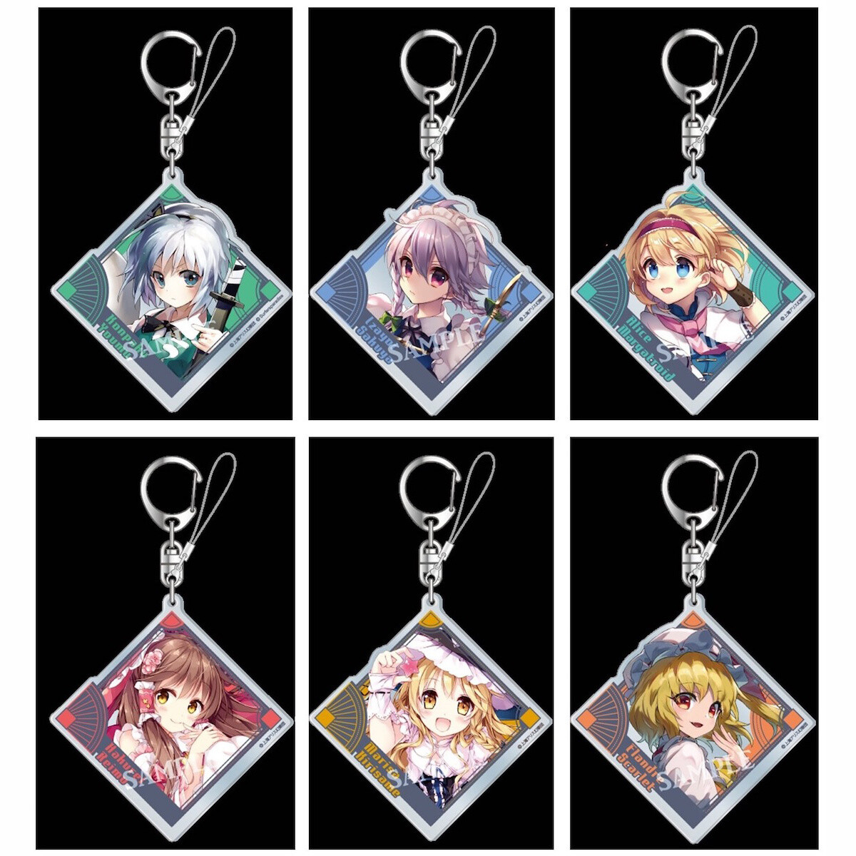 Touhou Acrylic Keychain Collection: Diagram - Tokyo Otaku Mode (TOM)