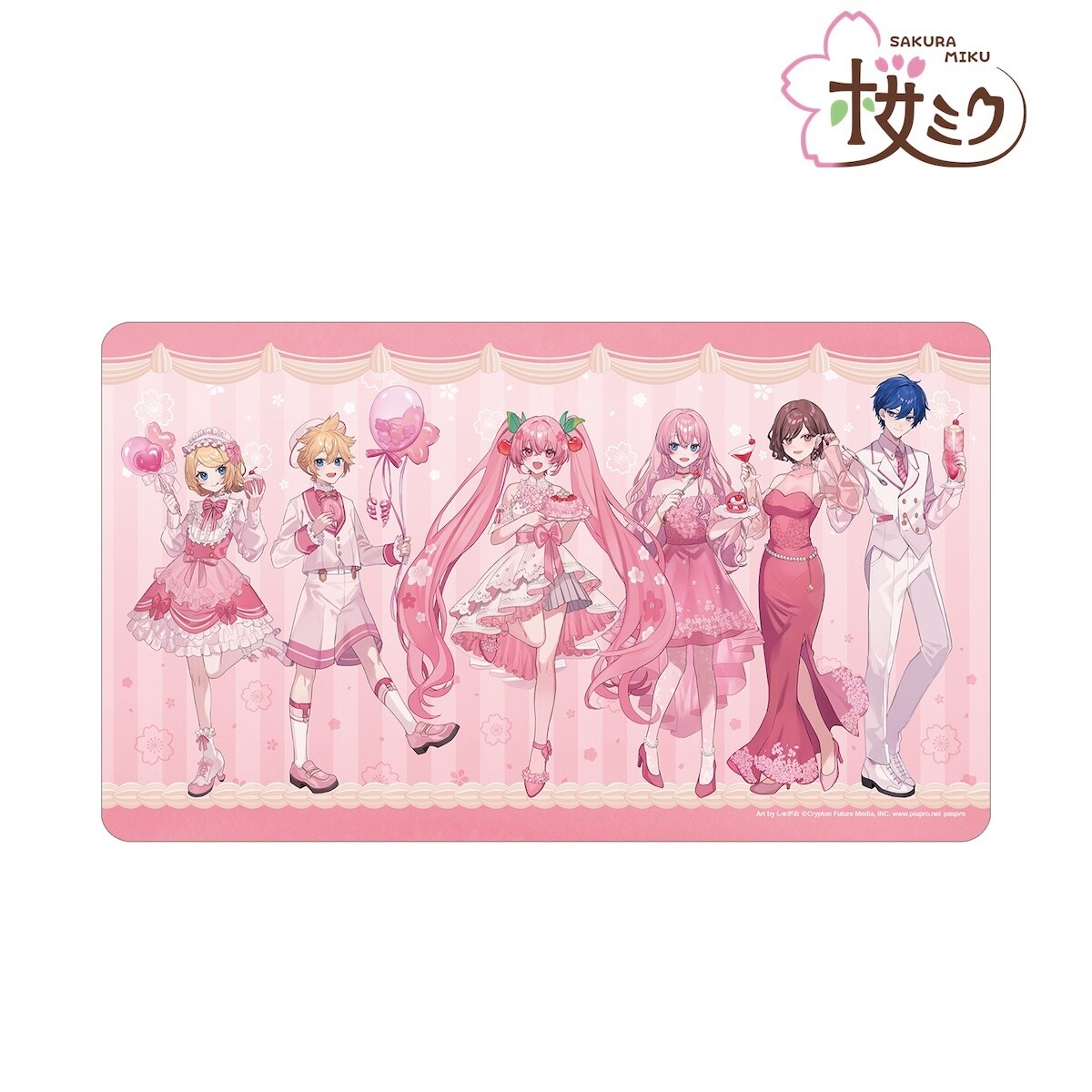 Sakura Miku Group: Sakura Party Ver. Art by Shugao Multi Desk Mat ...