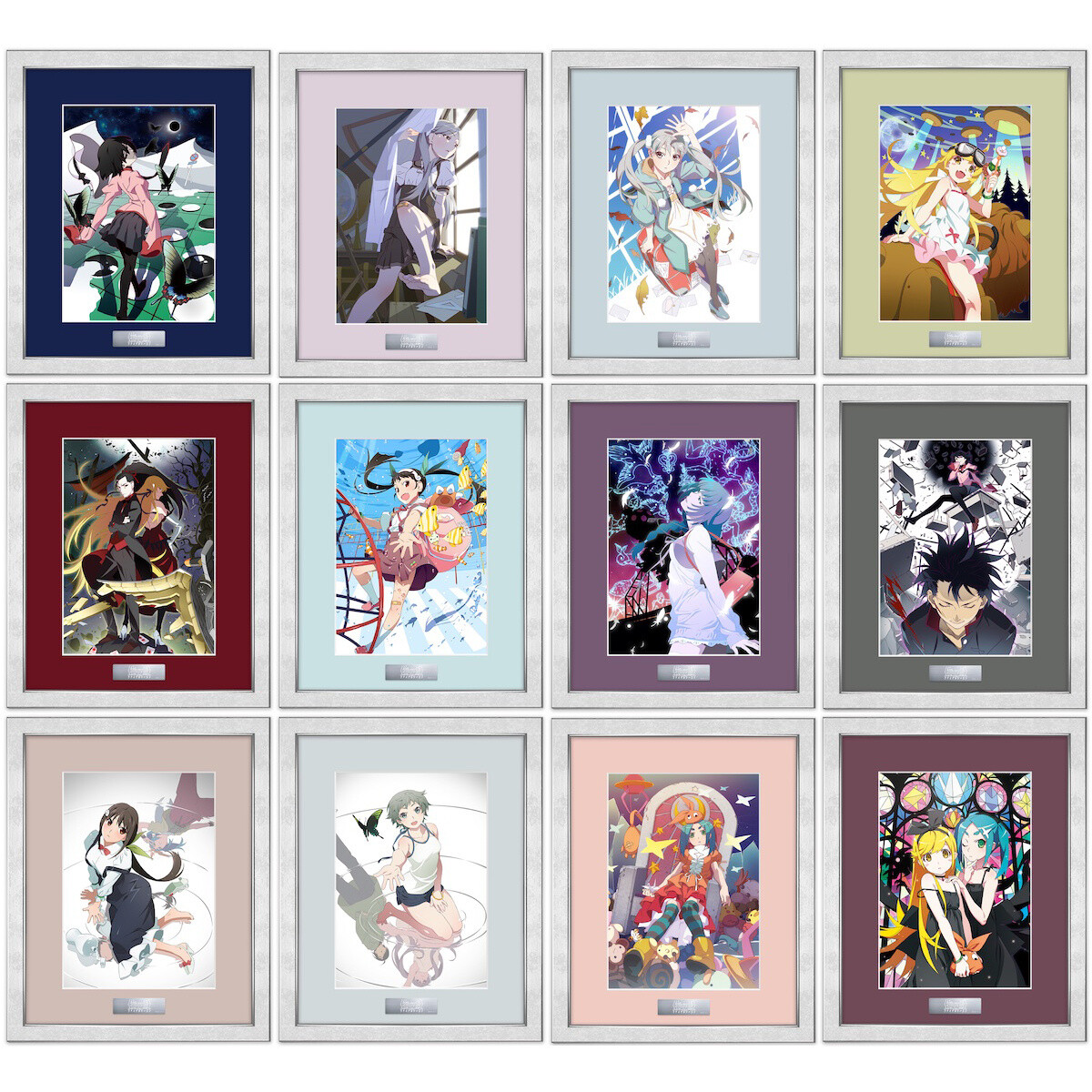 Monogatari Series Final Season Jacket Illustration Chara Fine Graph ...