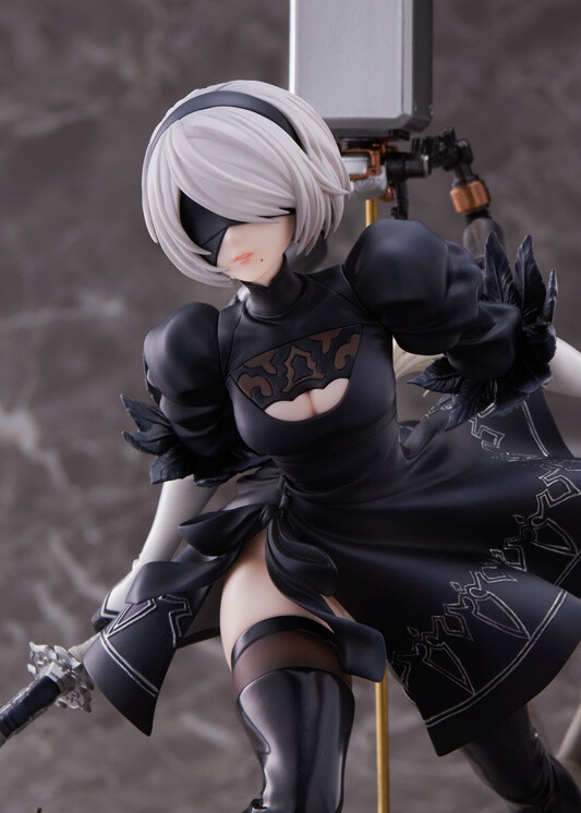 NieR: Automata Ver 1.1a 2B: Deluxe Ver. 1/7 Scale Figure: Aniplex ...