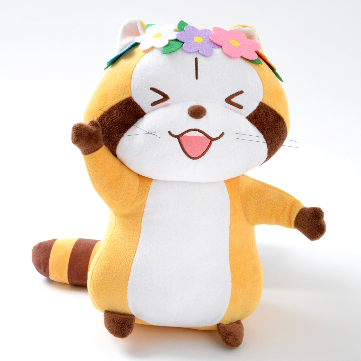 Rascal the Raccoon Flower Garland Plush (Big) - Tokyo Otaku Mode (TOM)