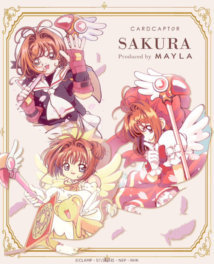 MAYLA Cardcaptor Sakura Iconique Heel Sneakers Angel Crown: CLAMP 14% ...
