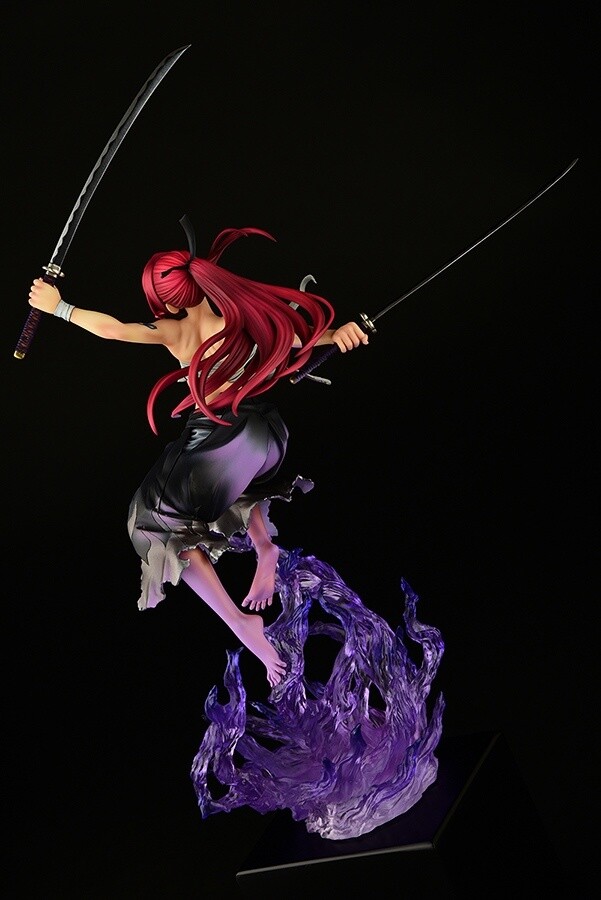 Fairy Tail Erza Scarlet: Samurai Shikkoku Ver. 1/6 Scale Figure - Tokyo ...