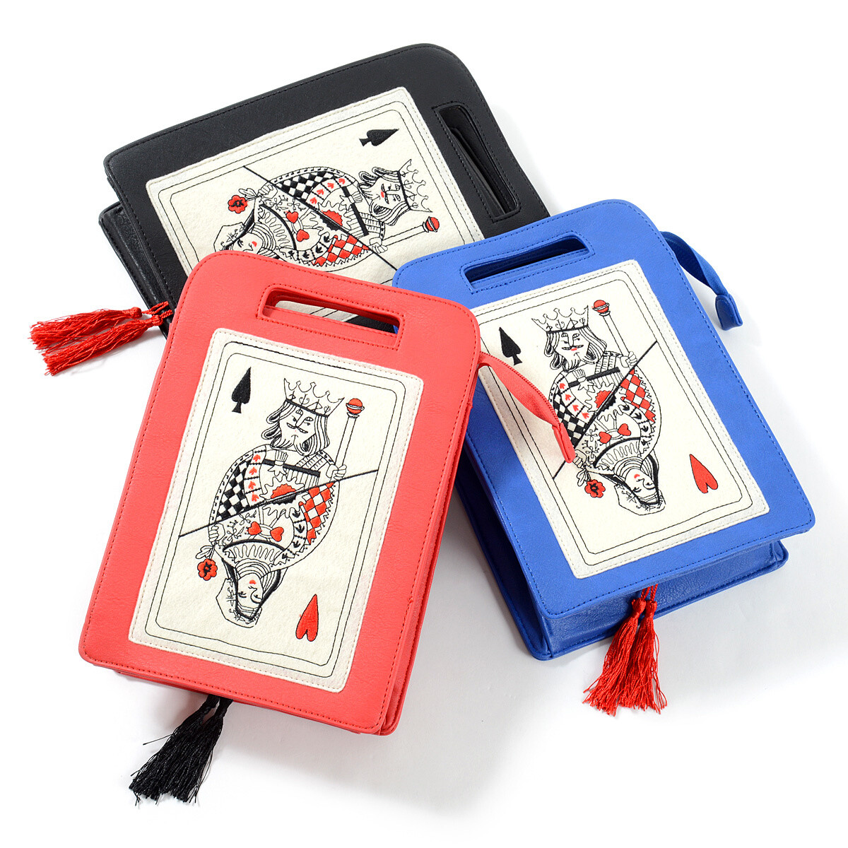 FLAPPER Embroidered Playing Card 2-Way Purses: FLAPPER - Tokyo Otaku ...