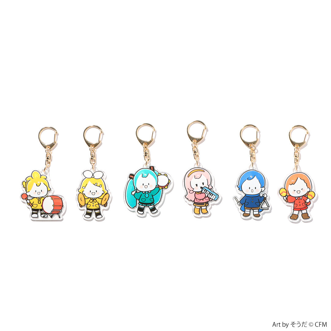 Hatsune Miku Piapro Kids! Kirakira Keychain Collection - Tokyo Otaku ...