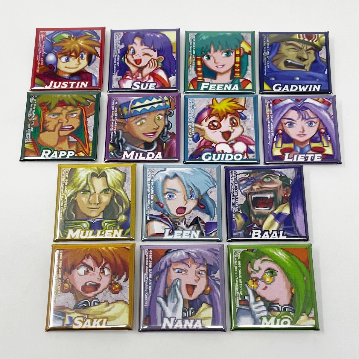 Grandia Face Icon Pin Badge - Tokyo Otaku Mode (TOM)