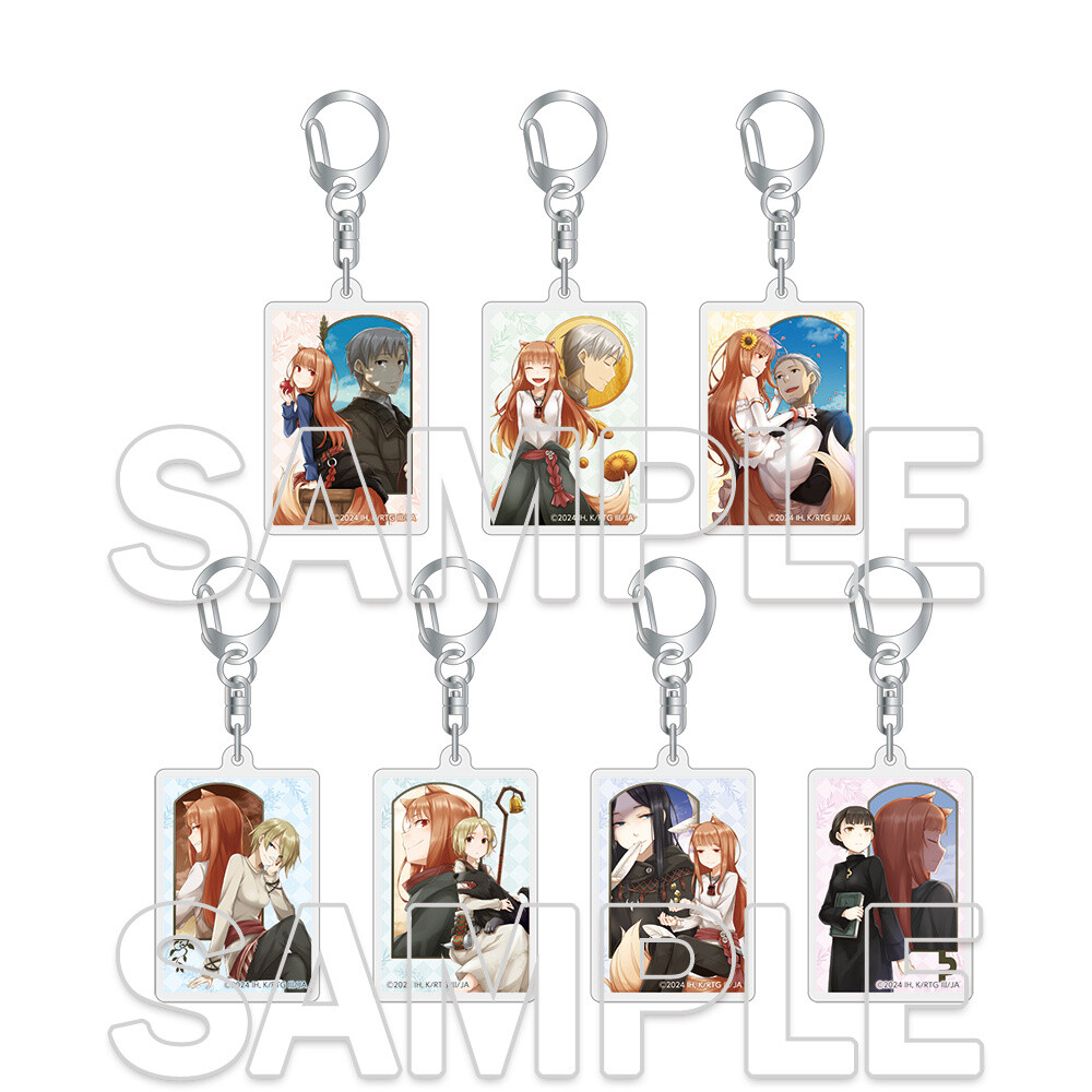 Spice and Wolf Tradable Acrylic Keychain Dengeki Bunko Renewal Cover ...