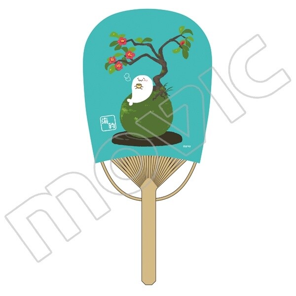 Hokkai no Maju Azarashi-san Mini Oval Fan - Tokyo Otaku Mode (TOM)