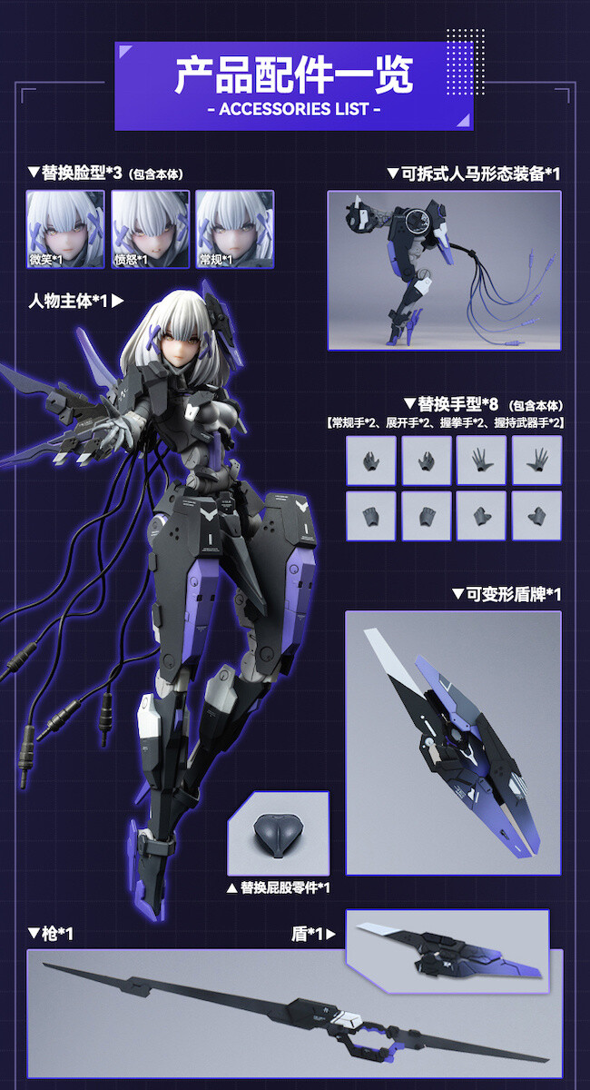 Punishing Gray Raven Rosetta Rigor 1/12 Scale Action Figure - Tokyo ...
