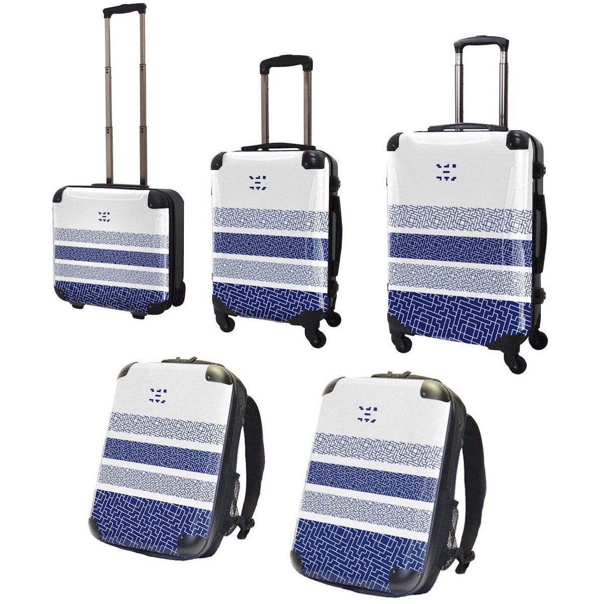 Tetris Art Suitcase & Rucksack Collection: Modern Japanese Pattern Vol ...