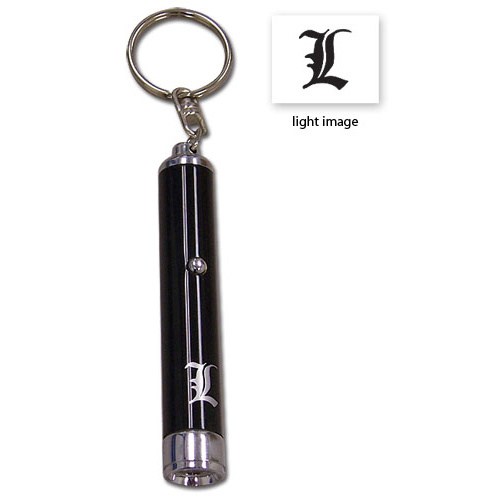 Death Note L Symbol Flashlight Keychain - Tokyo Otaku Mode (TOM)