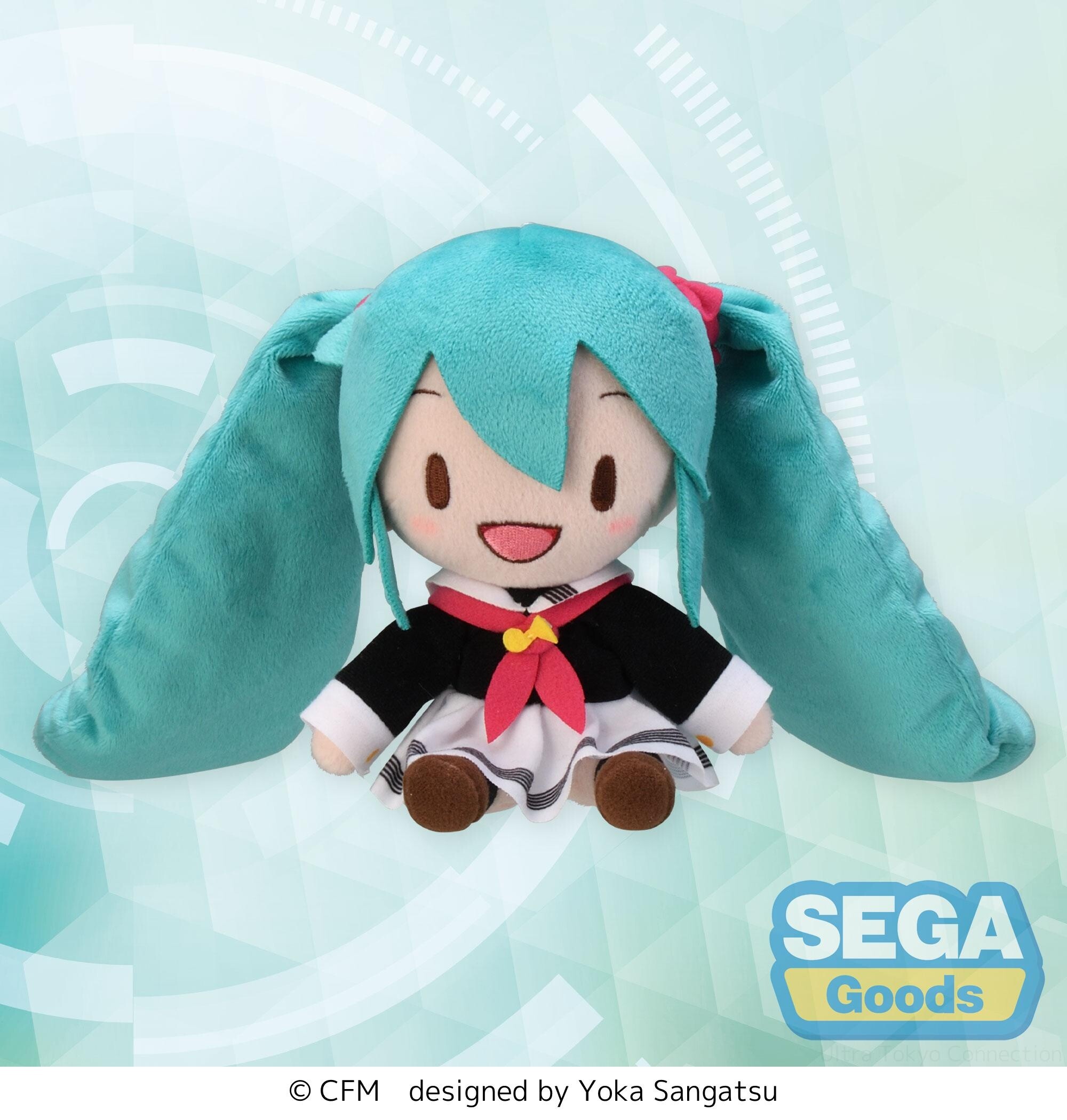 Hatsune Miku: Uniform Ver. Fuwapuchi Mini Plushie EX: Sega - Tokyo ...
