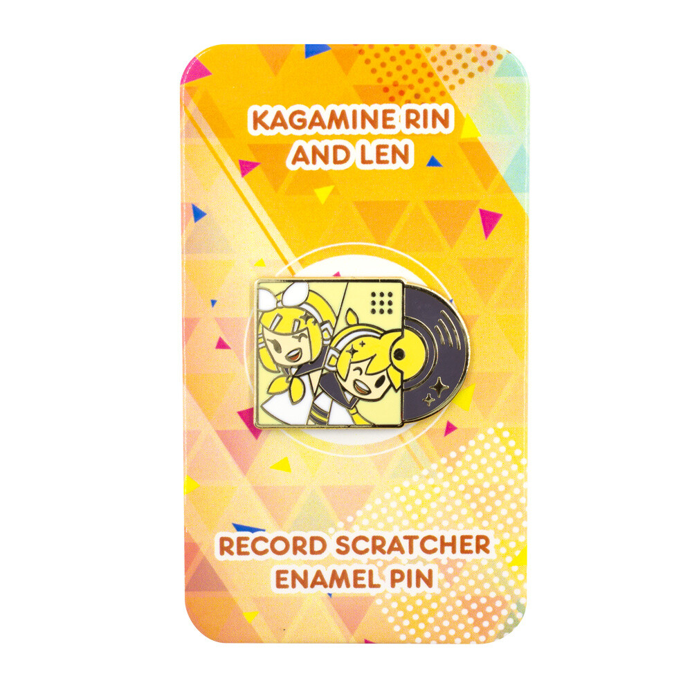 Kagamine Rin & Len Record Scratcher Enamel Pin - Tokyo Otaku Mode (TOM)