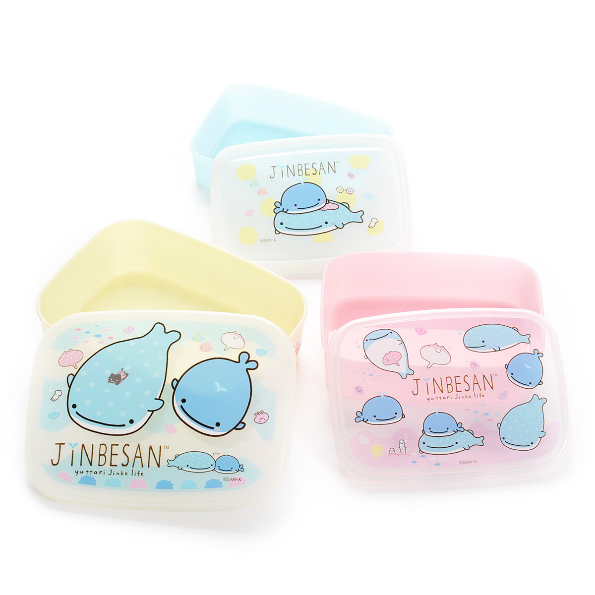 Jinbesan Lunch Market Nesting Lunch Box Set: San-X - Tokyo Otaku Mode (TOM)