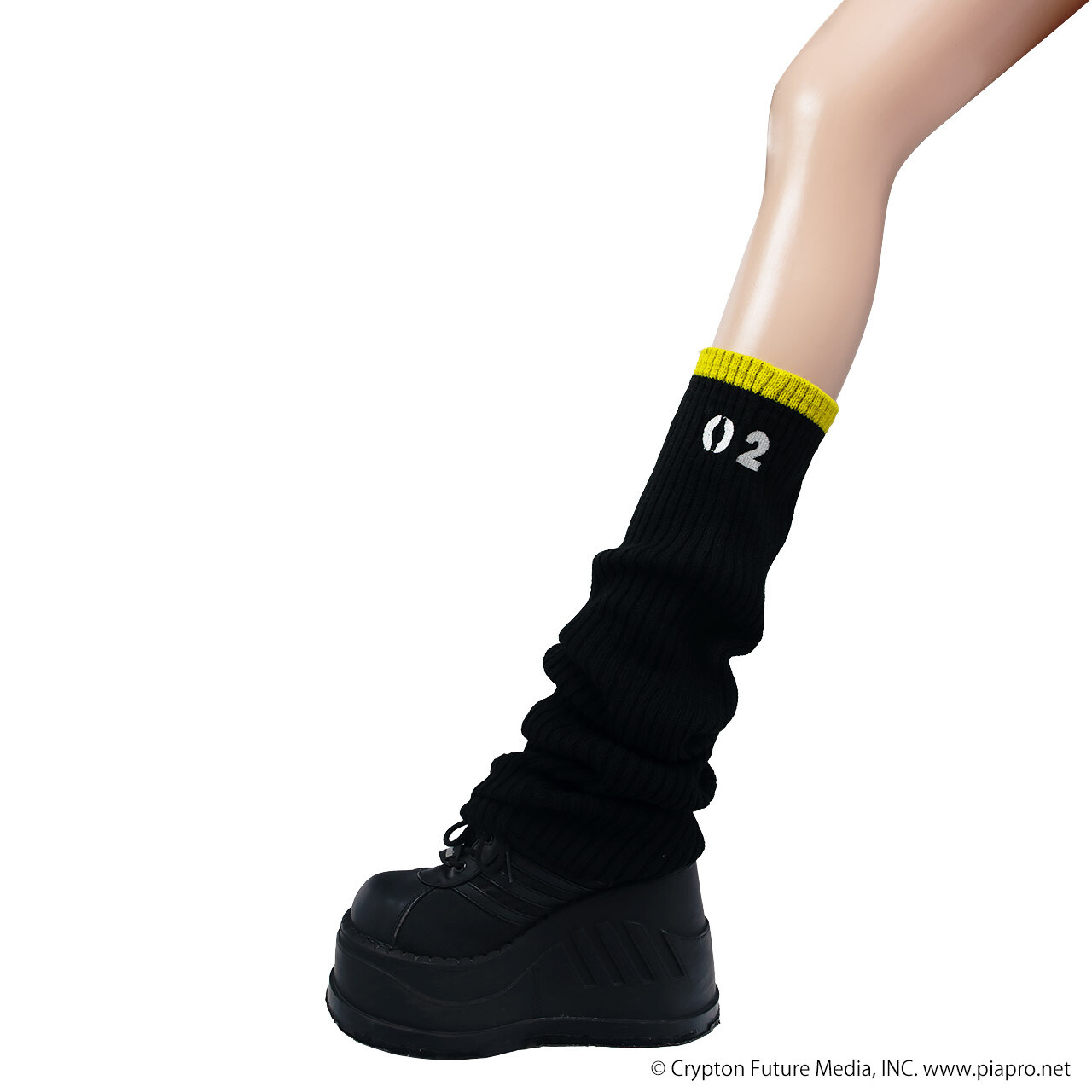 LISTEN FLAVOR Kagamine Rin & Len Knit Leg Warmers Black - Tokyo Otaku ...