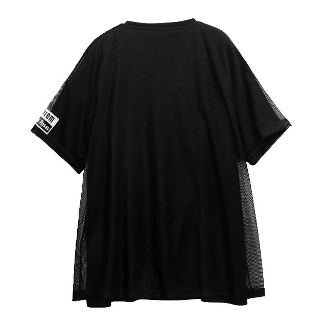 LISTEN FLAVOR Cyber Skull Mesh Layer T-Shirt - Tokyo Otaku Mode (TOM)