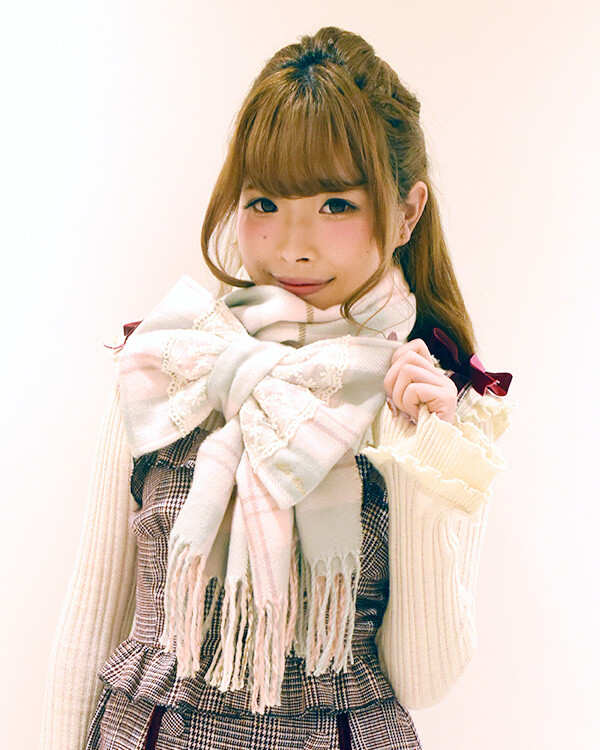 LIZ LISA Ribbon Checkered Stole - Tokyo Otaku Mode (TOM)