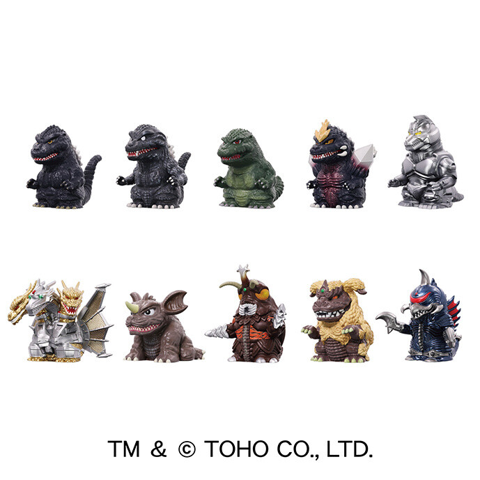 Godzilla Soft Vinyl Puppet Mascot 3 Box Set - Tokyo Otaku Mode (TOM)