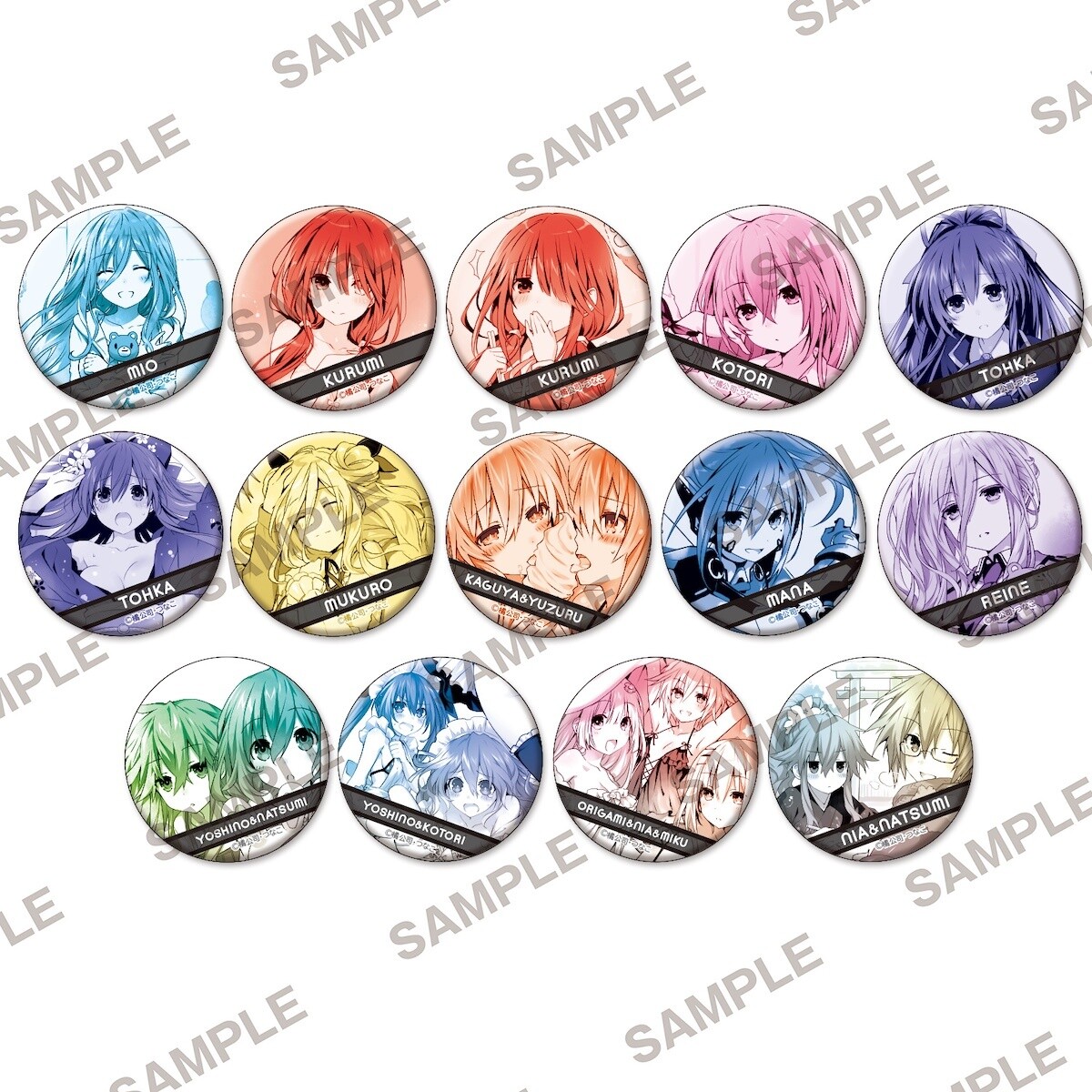 Date A Live Tradable Tin Badge Memorial Collection Vol.3 (1 Pack) (Re ...