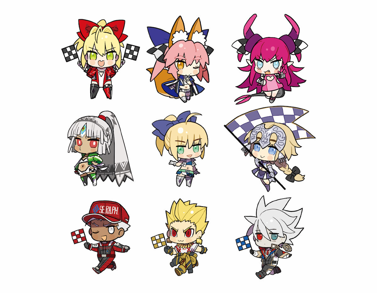 Fate/EXTELLA Racing Edition Acrylic Keychain Collection: Type-Moon ...