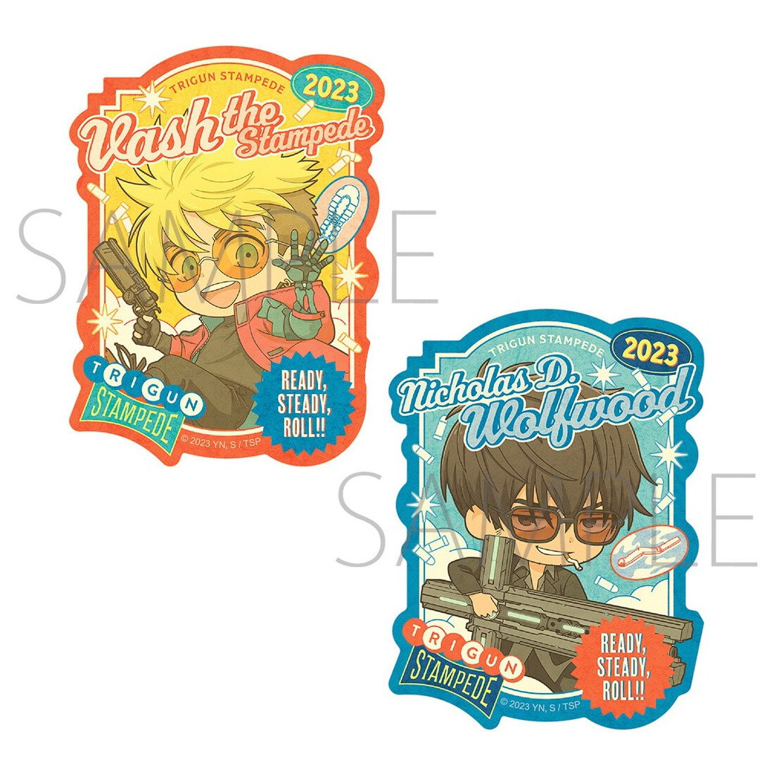 Trigun Stampede Chibi Character Sticker - Tokyo Otaku Mode (TOM)